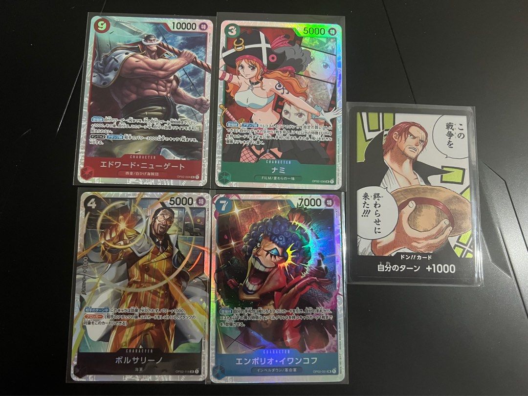 One Piece TCG Op-02 Paramount Wars SR cards for sale, Hobbies & Toys ...