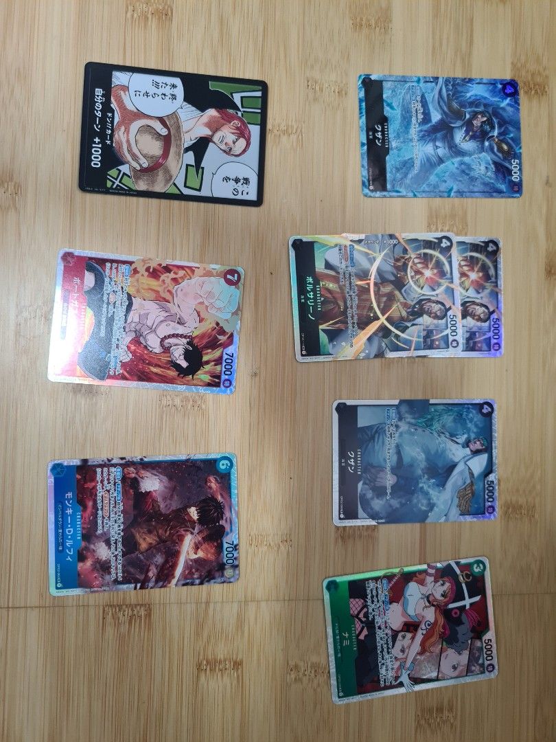 OP-02 One piece tcg Paramount war singles, Hobbies & Toys, Toys & Games ...