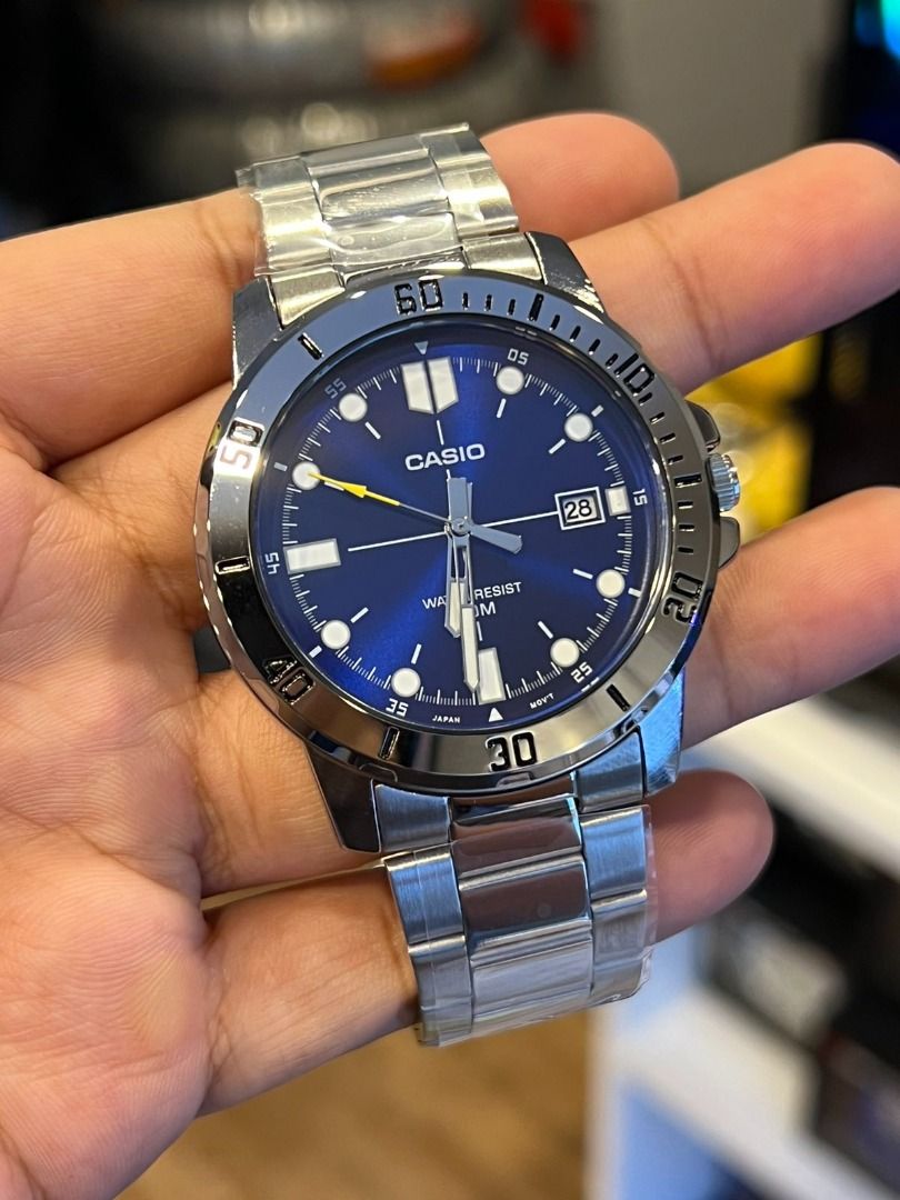 ORIGINAL CASIO Analog Stainless Steel Men's Watch MTP-VD01D-2E / Legit ...