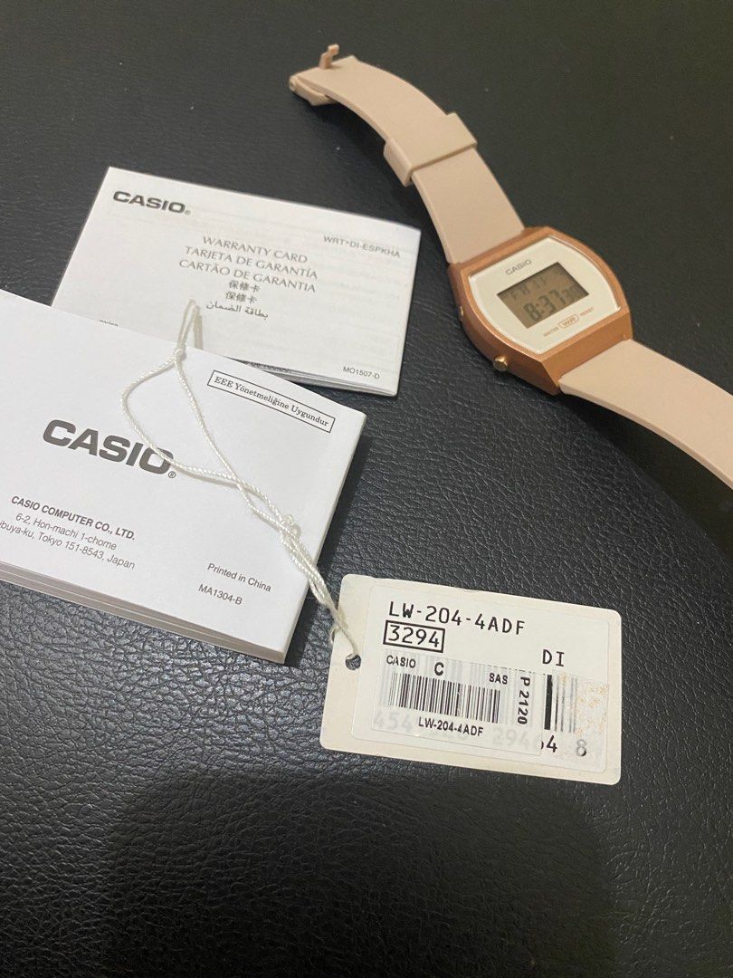 Original Casio Watch, Women's Fashion, Watches & Accessories, Watches ...