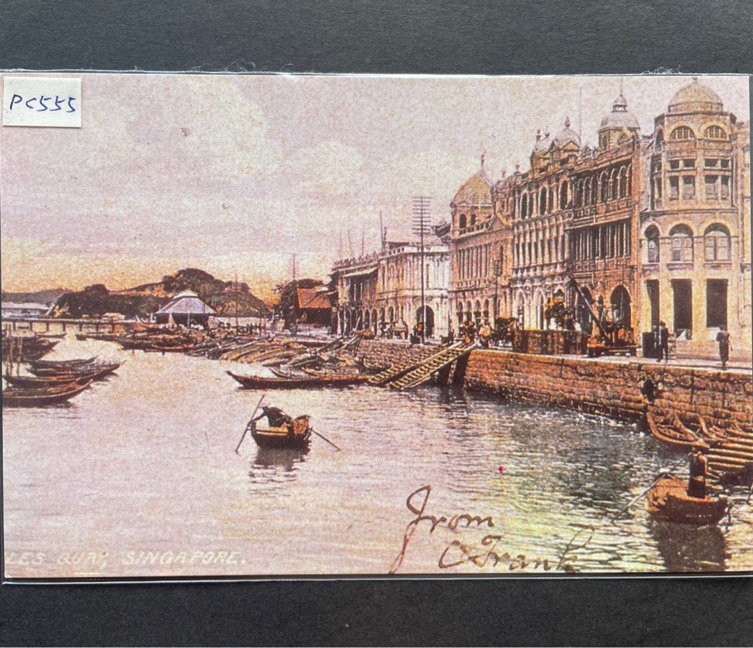 PC555 - Singapore Raffles Quay 1900 - The Southern Extension of Collyer ...