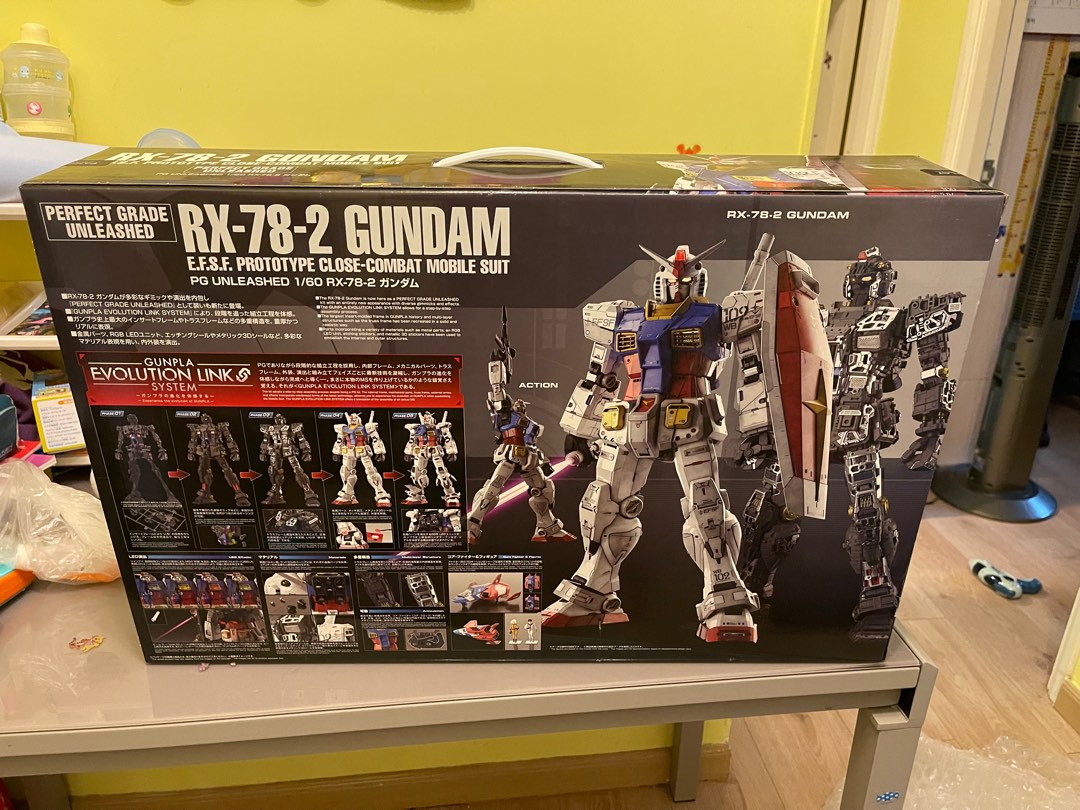 Perfect Grade Unleashed RX-78-2 Gundam, 興趣及遊戲, 玩具 & 遊戲類 - Carousell