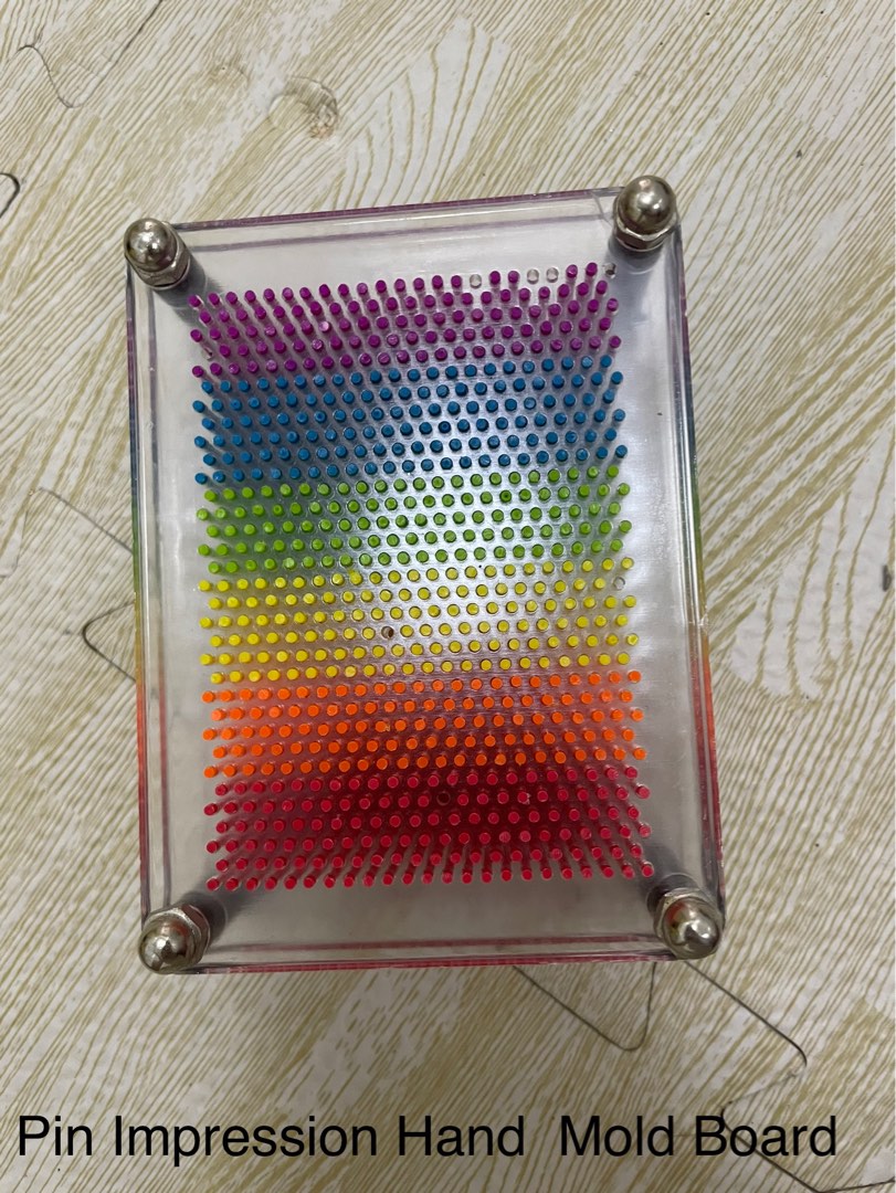 Pin Impression Hand Mold Board, Hobbies & Toys, Toys & Games on Carousell