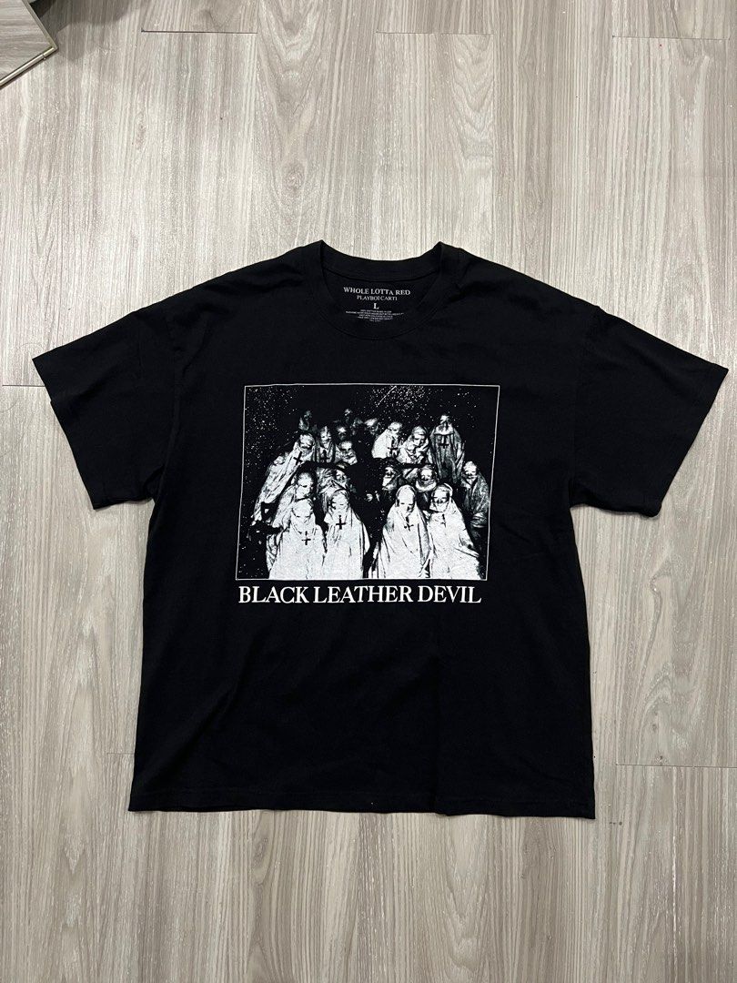 Playboi Carti "Satanic" Whole Lotta Red Merch, Men's Fashion, Tops ...