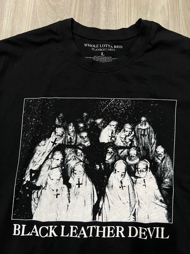 Playboi Carti "Satanic" Whole Lotta Red Merch, Men's Fashion, Tops ...