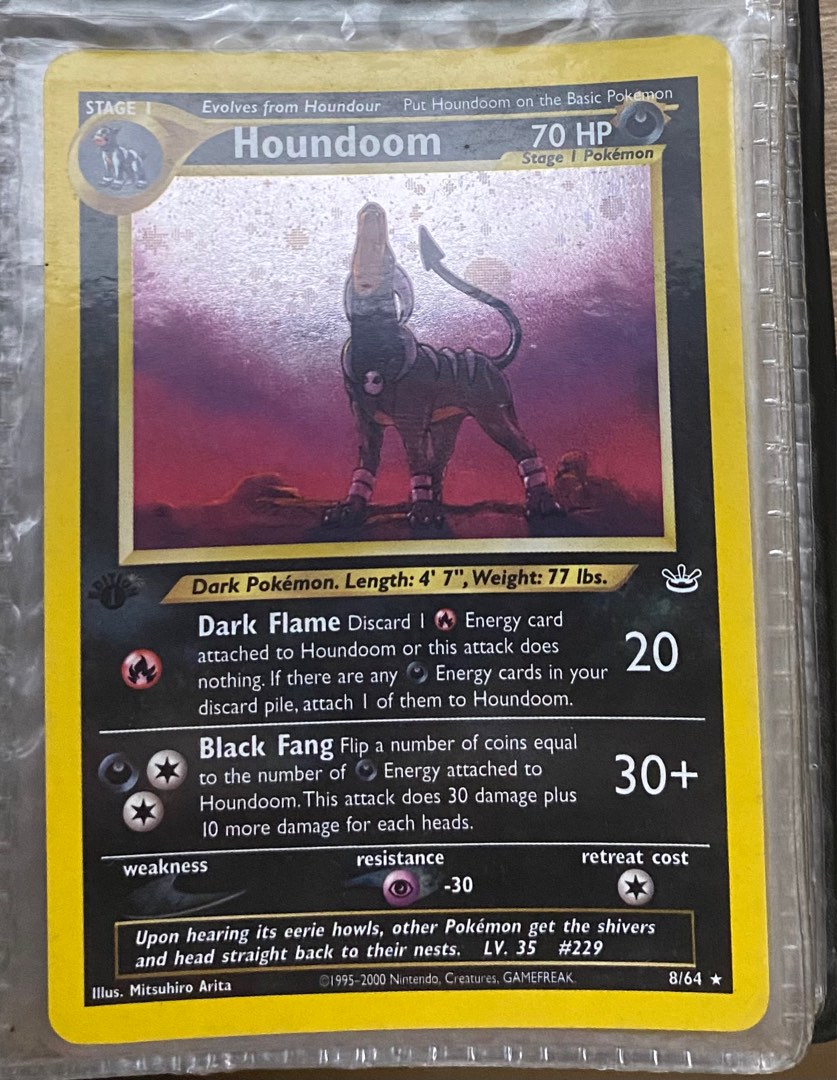 Pokemon Card- Houndoom, Hobbies & Toys, Toys & Games on Carousell