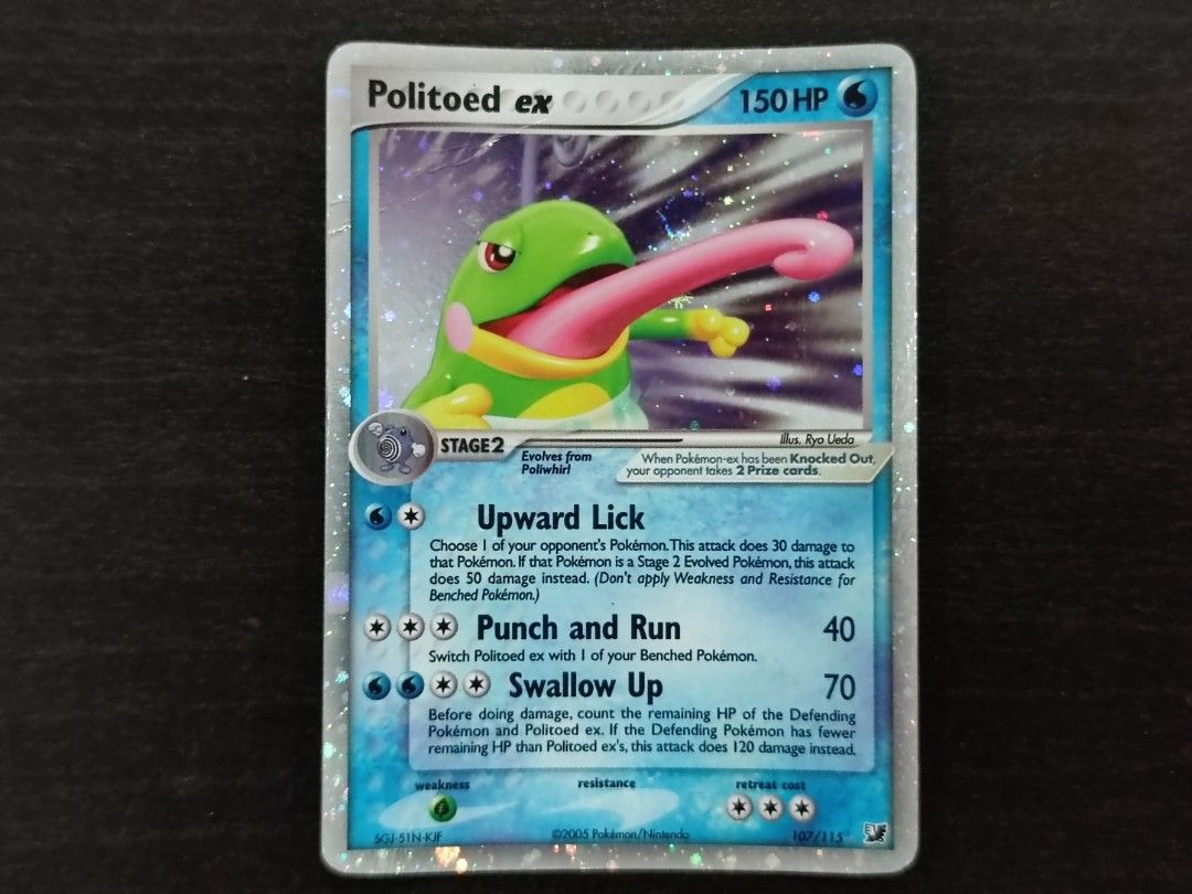 Pokemon Politoed EX, Hobbies & Toys, Toys & Games on Carousell