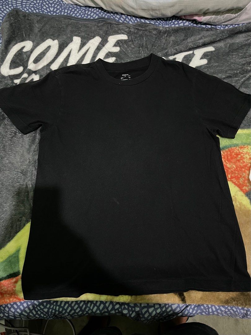 Polham plain black tshirt, Men's Fashion, Tops & Sets, Tshirts & Polo ...