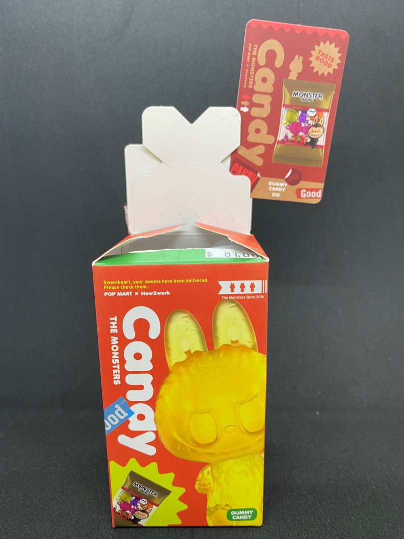 POP MART labubu candy 軟糖, 興趣及遊戲, 玩具 & 遊戲類 - Carousell
