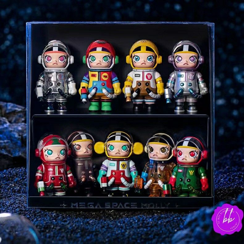 [POPMART] POPMART MEGA SPACE MOLLY 100% BLIND BOX BNIB FULL SET AND ...