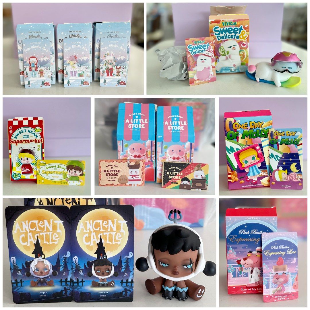 Popmart Princess Dimoo Vivicat Bobo Coco Skull Panda Year of tiger ...