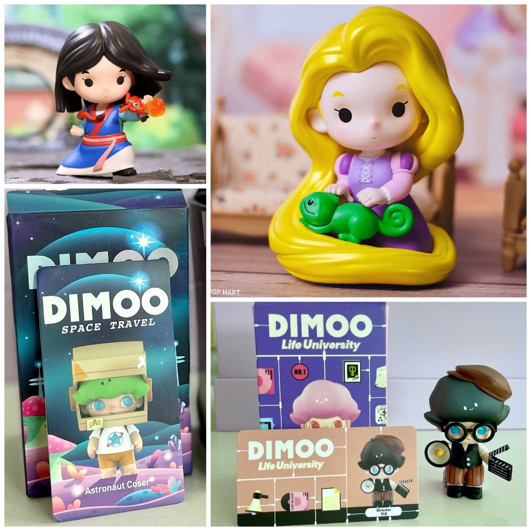 Popmart Princess Dimoo Vivicat Bobo Coco Skull Panda Year of tiger ...