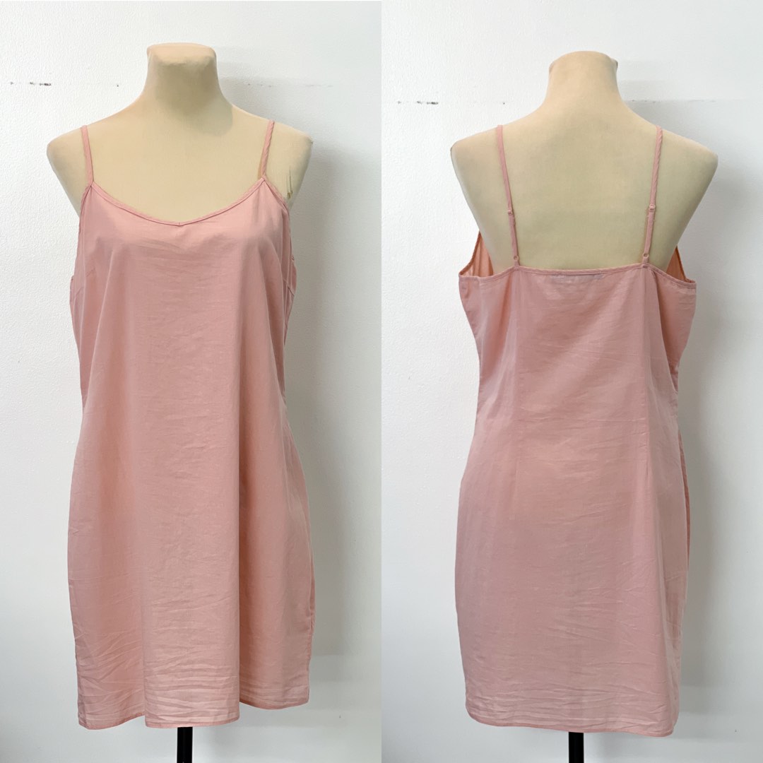 Portmans pink cami dress with adjustable straps, Women's Fashion ...