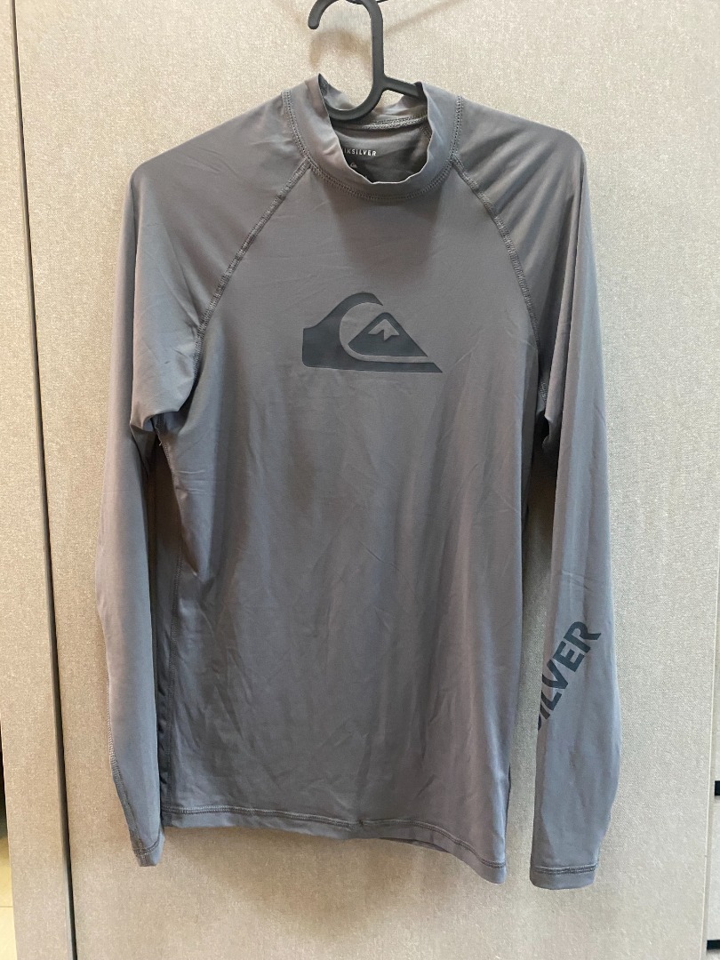 PRELOVED ORIGINAL QUICKSILVER RASH GUARD, Men's Fashion, Tops & Sets ...