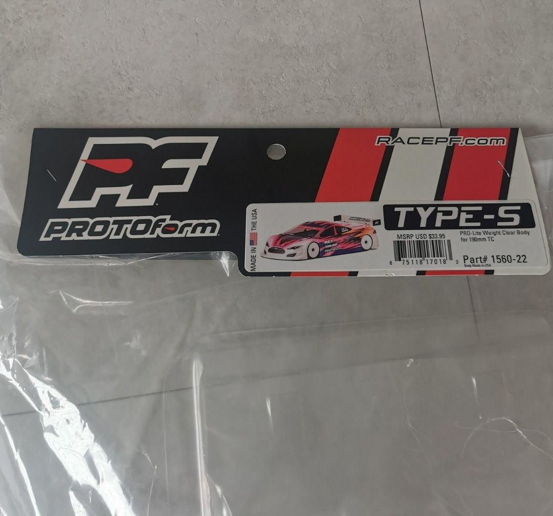 Protoform Type S Bodyshell, Hobbies & Toys, Toys & Games on Carousell