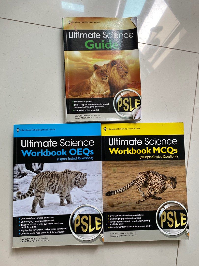 PSLE Ultimate Science Guide, Workbook OEQs, Workbook MCQs by EPH, Hobbies & Toys, Books ...