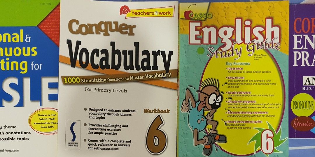 PSLE Writing Vocabulary Study Guide, Hobbies & Toys, Books & Magazines ...