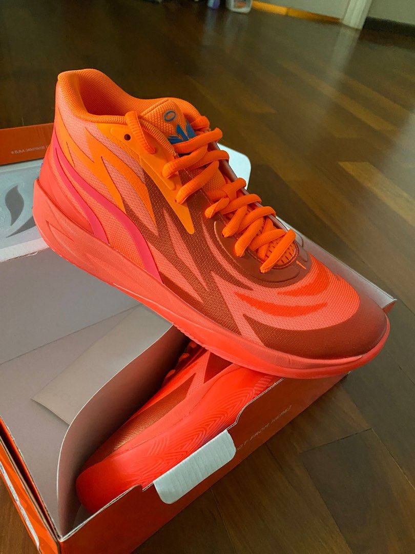 Puma MB.02 Supernova red orange, Men's Fashion, Footwear, Sneakers on ...