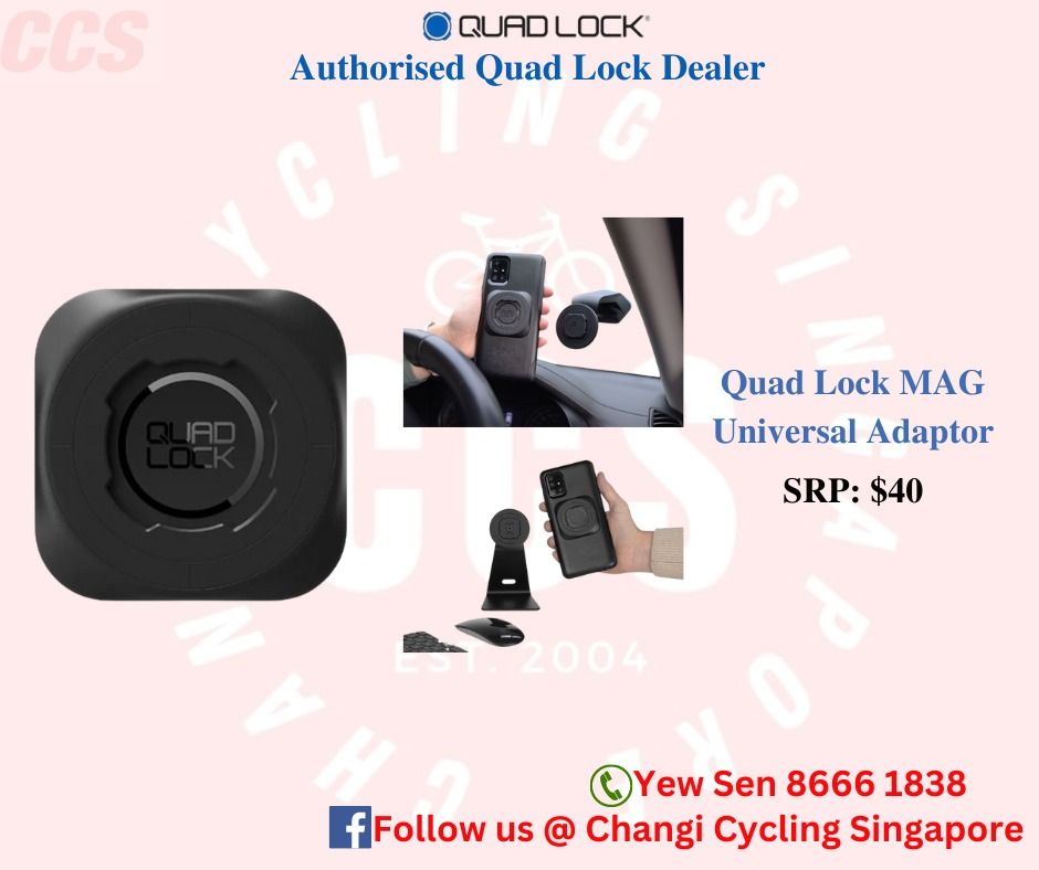 Quad Lock MAG Universal Adaptor, Mobile Phones & Gadgets, Mobile ...