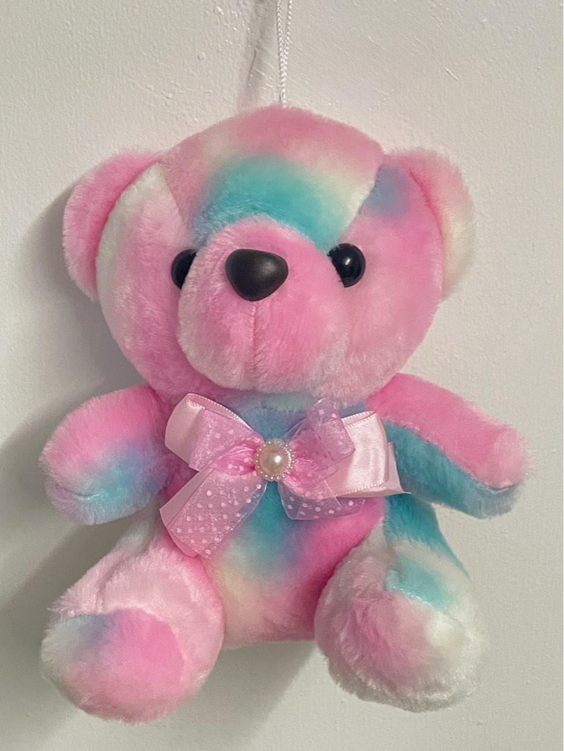 Rainbow Teddy Bear Hobbies And Toys Toys And Games On Carousell