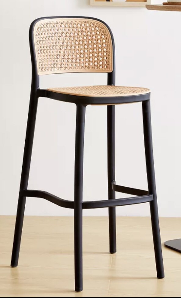 Rattan-like bar chair, Furniture & Home Living, Furniture, Chairs on ...