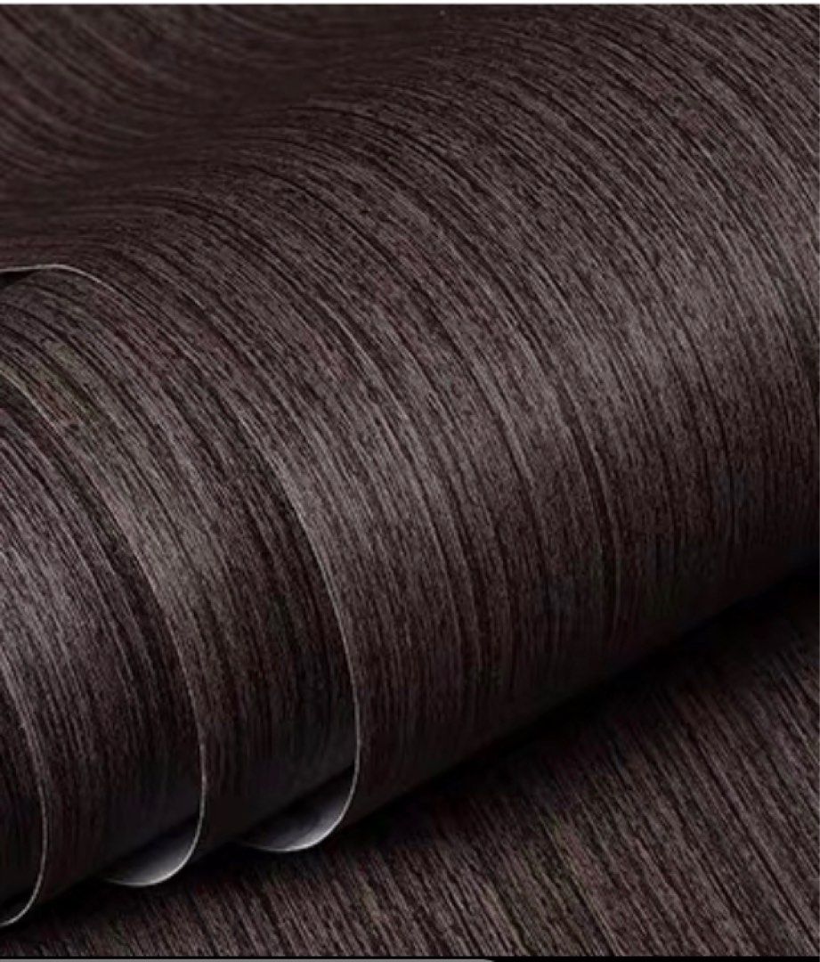 Ready Stock 60cm/90cm Brown Oak PVC Stickers Wallpaper Decal Wardrobe ...