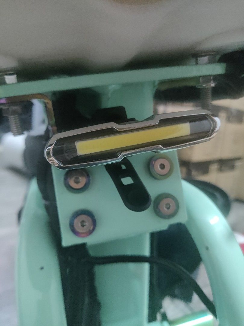 Rear light red strobe with bracket goofy rear light USB recharge ...