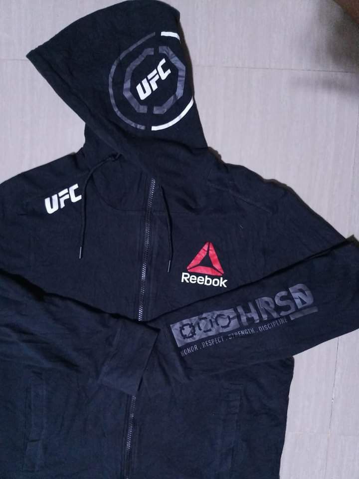 REEBOK UFC HOODIE, Men's Fashion, Coats, Jackets and Outerwear on Carousell