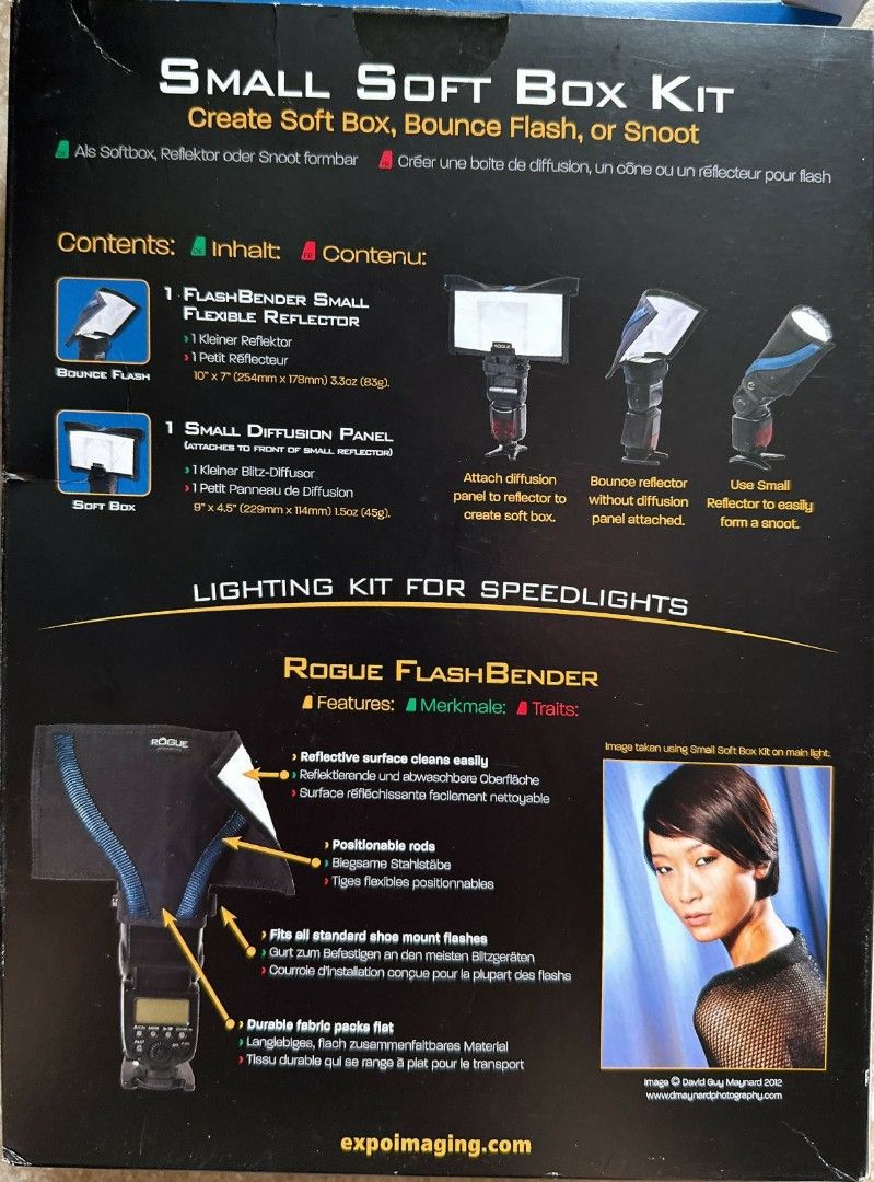 Rogue Flashbender- Small Soft Box Kit, Photography, Photography ...