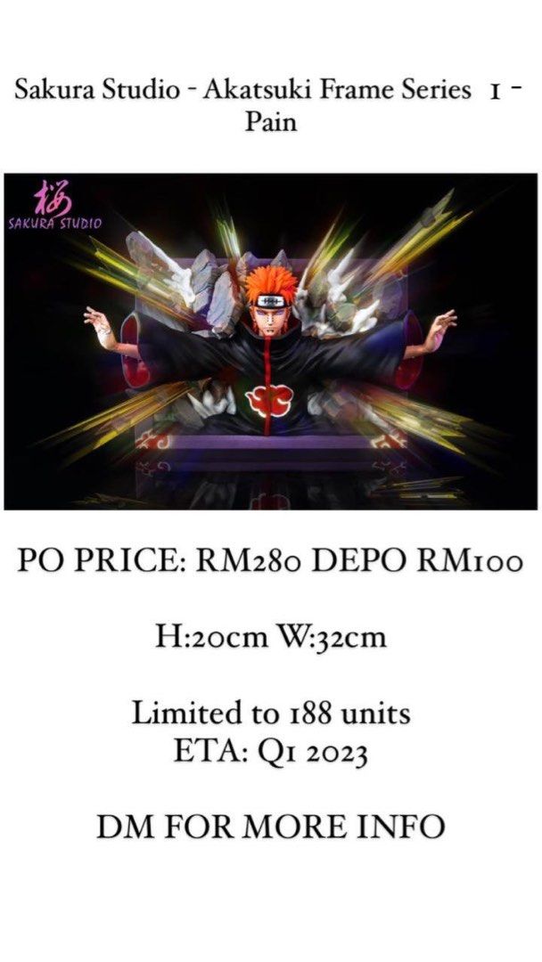 Sakura Studio - Akatsuki Frame Series 01- Pain, Hobbies & Toys, Toys ...