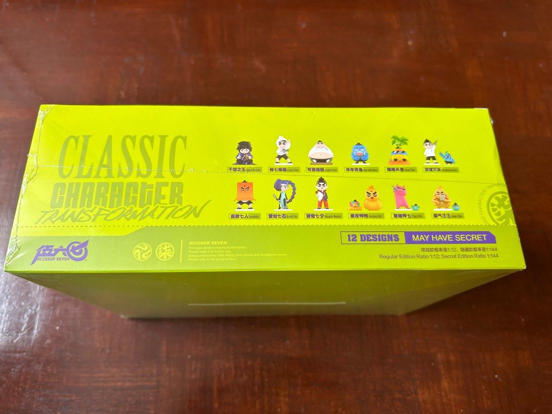 Scissor Seven x Pop Mart Classic Character Transformation Box Set of 12 ...