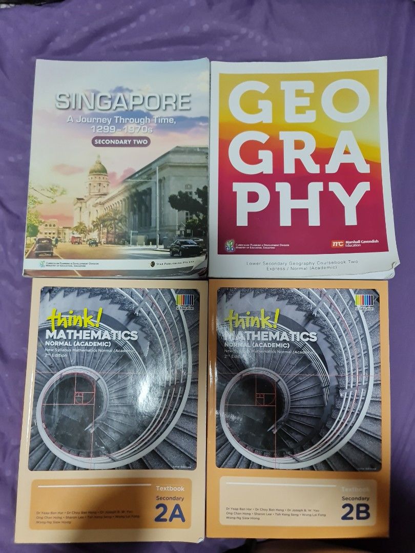 Sec2E/Na humanities tb and Sec2Na math tb, Hobbies & Toys, Books ...