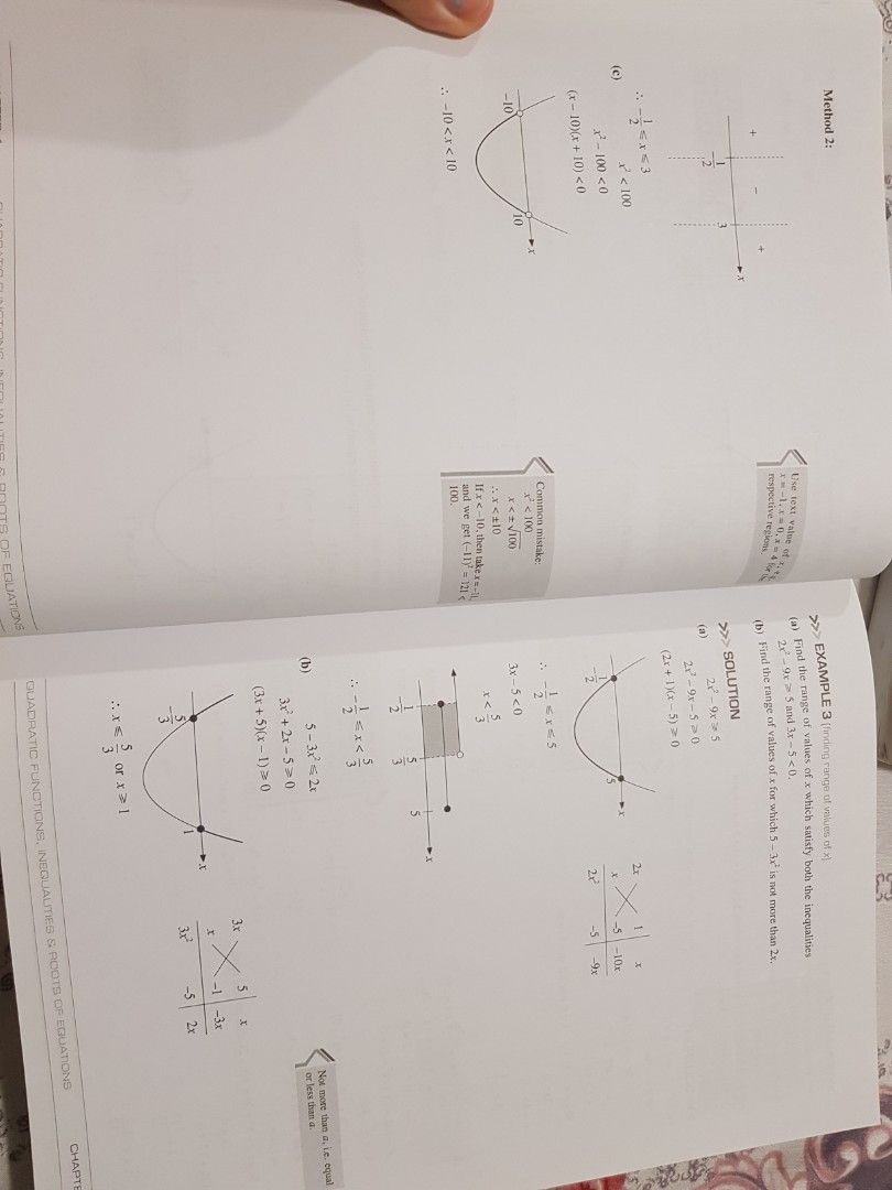 Secondary 3 IP Math textbook cum workbook with full worked solutions ...