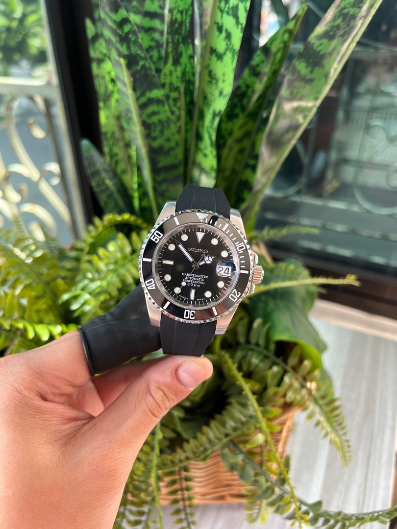 Seiko Sub on rubber strap, Men's Fashion, Watches & Accessories ...