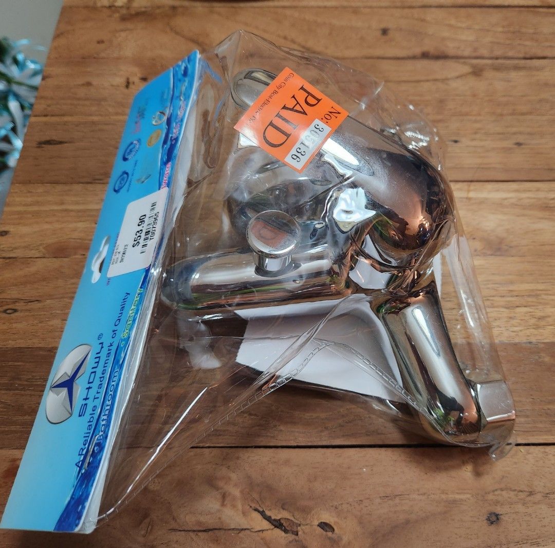 Showy Long Bath Mixer, Furniture & Home Living, Bathroom & Kitchen ...