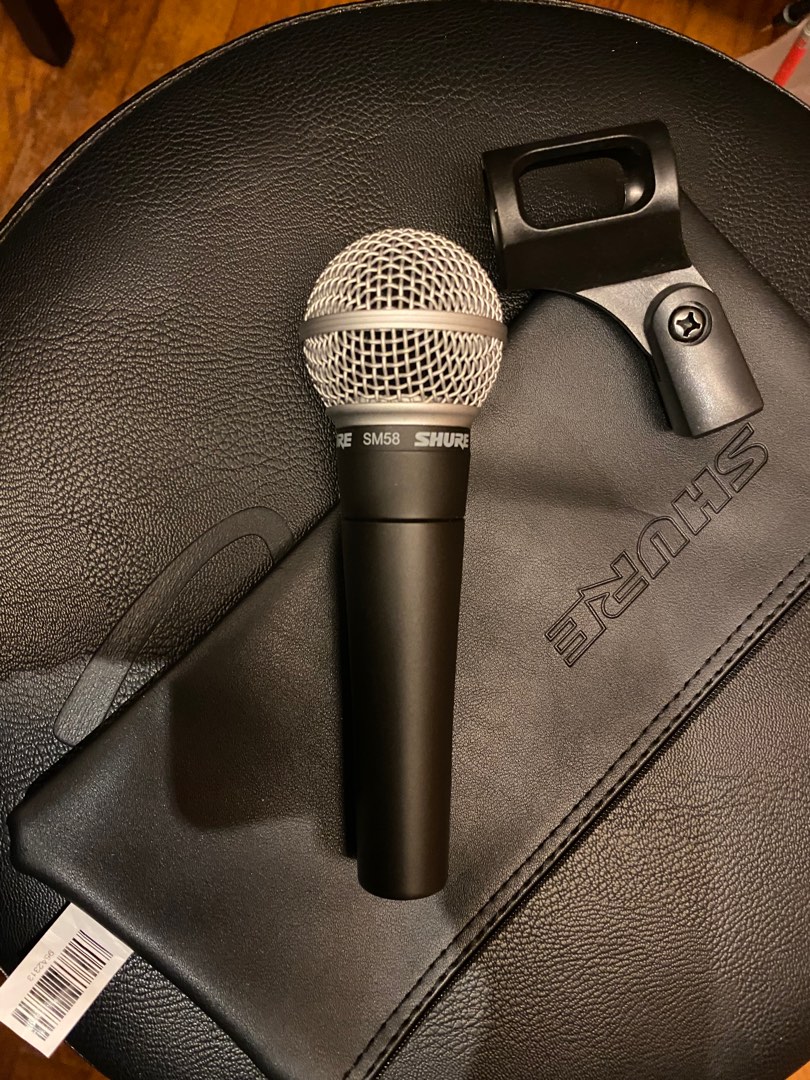Shure SM58 dynamic microphone, Audio, Microphones on Carousell