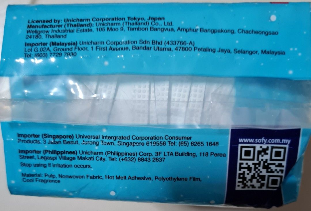 Sofy Cooling Fresh Pantyliner, Beauty & Personal Care, Sanitary Hygiene ...