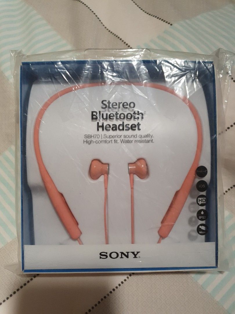 Sony bluetooth headset, Audio, Headphones & Headsets on Carousell