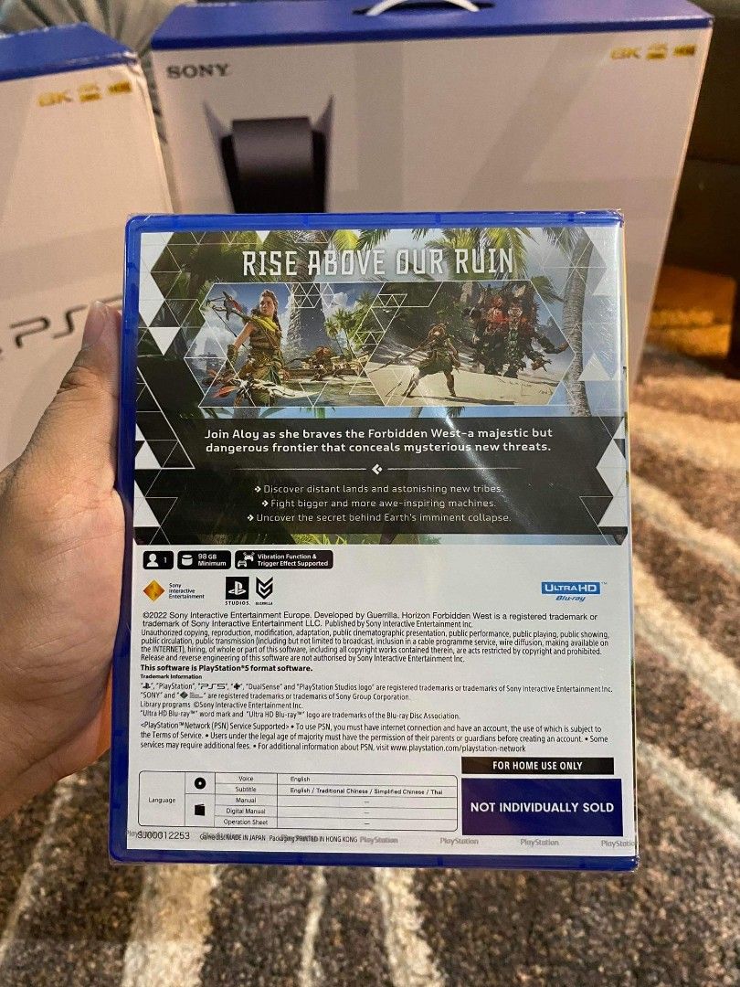 Sony Playstation 5 Disc Edition, Video Gaming, Video Game Consoles ...