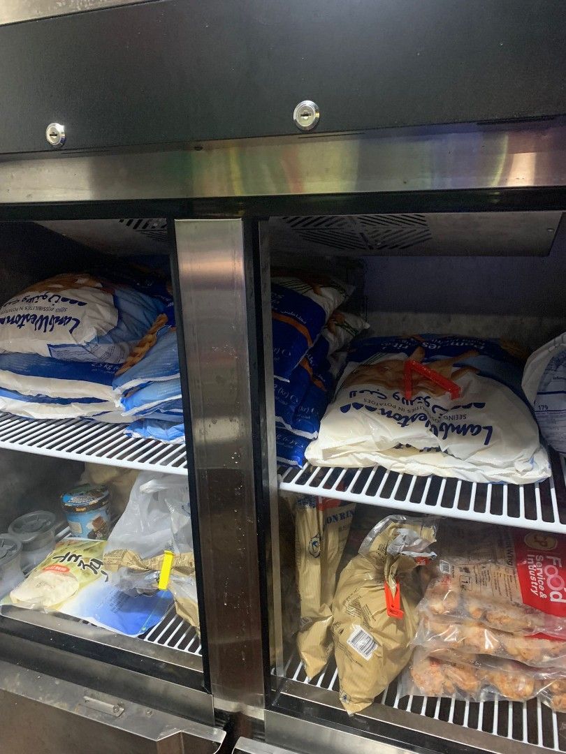 Stand up freezer (4 doors) lightly used / industrial kitchen, TV & Home ...