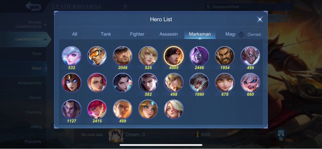 Super Stacked ML Account, Video Gaming, Video Games, Others on Carousell