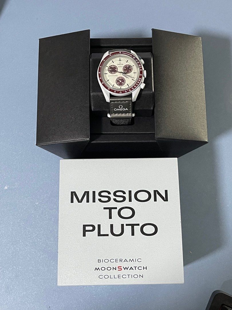 Swatch x Omega Pluto, Luxury, Watches on Carousell