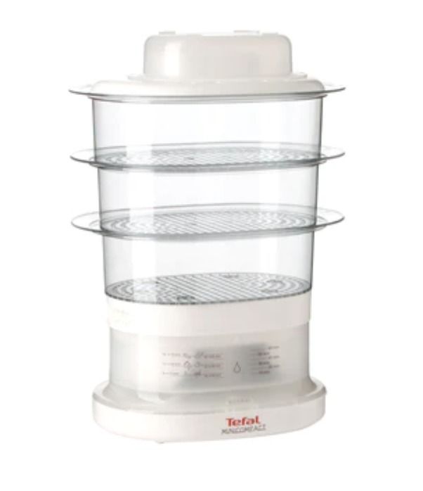 TEFAL - Mini Compact Food Steamer - WHITE - LIKE NEW, Furniture & Home ...