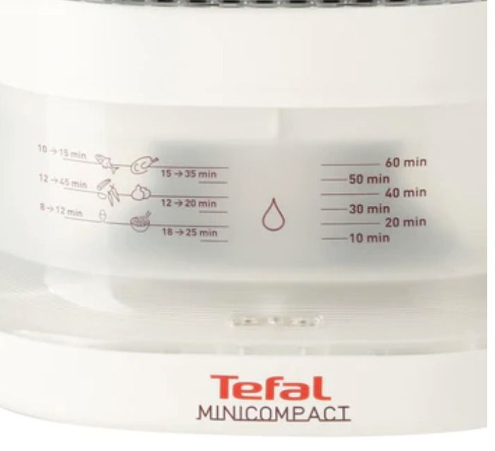 TEFAL - Mini Compact Food Steamer - WHITE - LIKE NEW, Furniture & Home ...