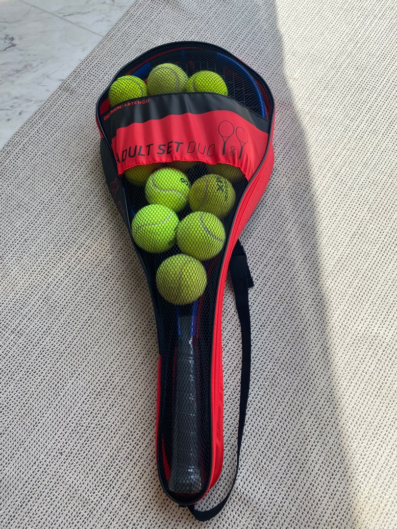Tennis Racket Set Artengo, Sports Equipment, Sports & Games, Racket ...