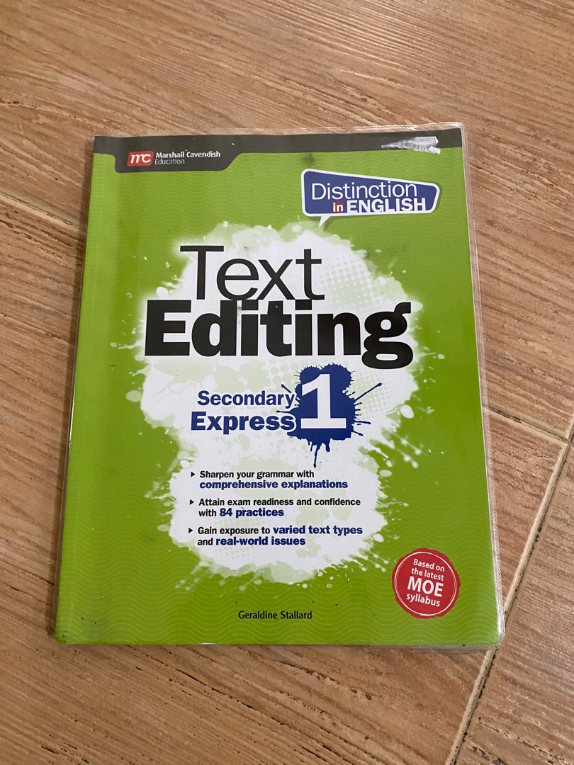 Text Editing Sec 1, Hobbies & Toys, Books & Magazines, Assessment Books ...