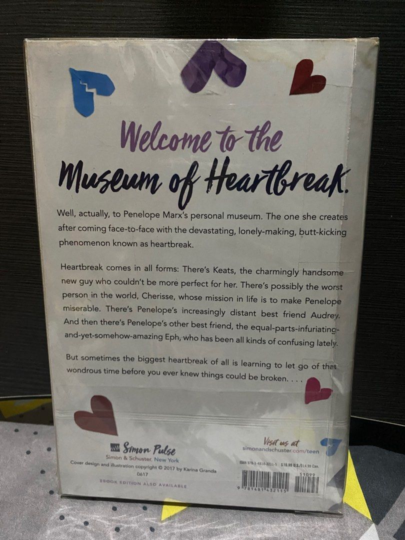 THE MUSEUM OF HEARTBREAK, Hobbies & Toys, Books & Magazines, Fiction ...