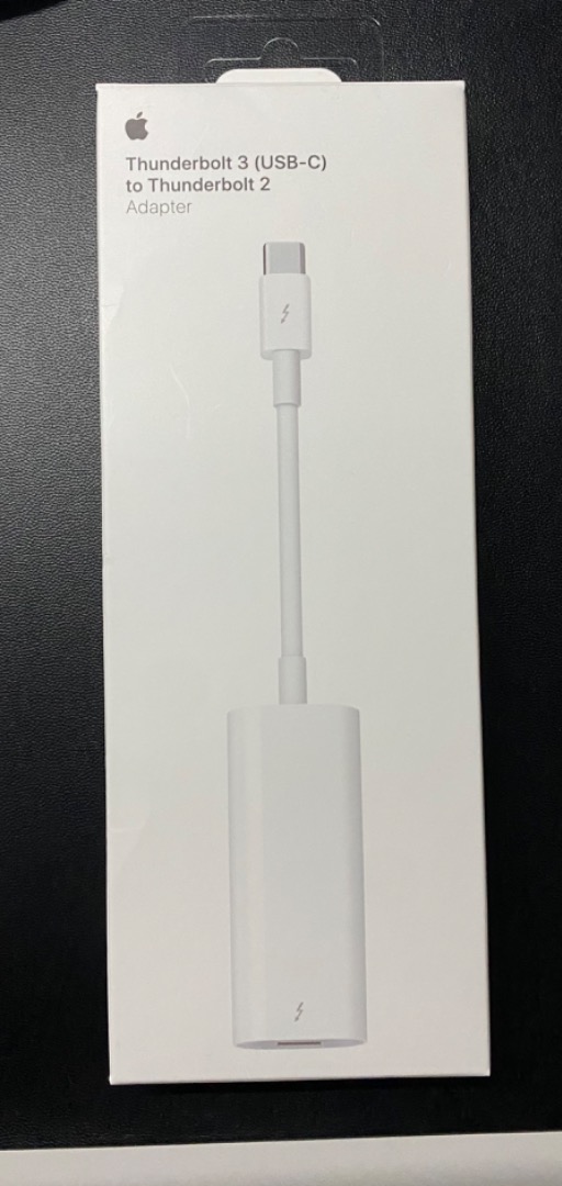 Thunderbolt 3 (USB-C) to Thunderbolt 2 Adapter, 電腦＆科技, 電腦周邊及配件, 電腦線、轉接線 ...