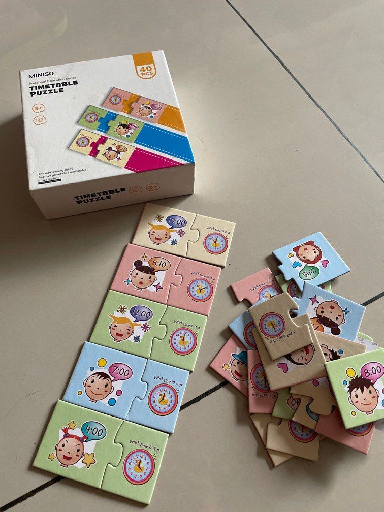 Timetable Puzzle, Hobbies & Toys, Toys & Games on Carousell