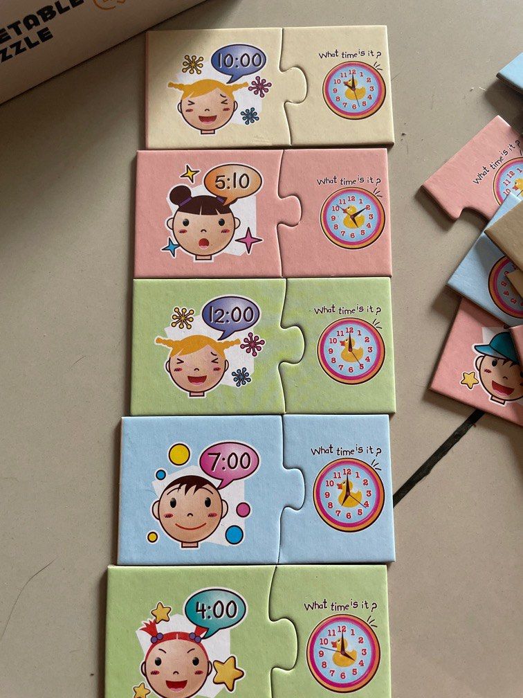 Timetable Puzzle, Hobbies & Toys, Toys & Games on Carousell